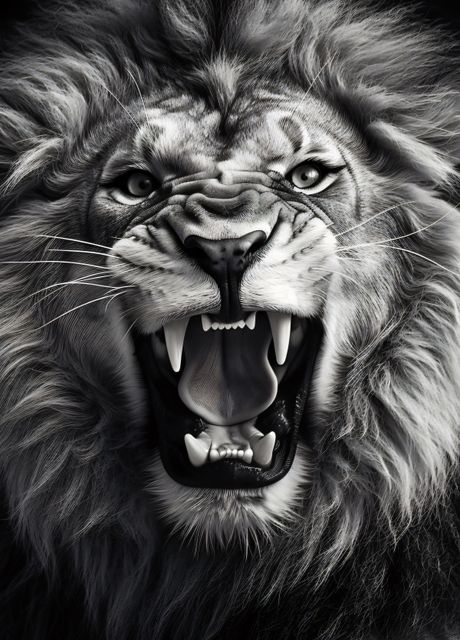 'King of the Jungle' Poster by Conceptual Photography | Displate