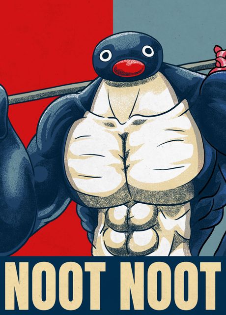 'Noot Noot Penguin Meme' Poster by Adam Project | Displate