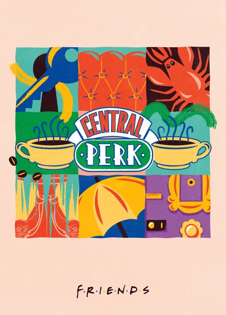 'Central Perk' Poster by Friends | Displate