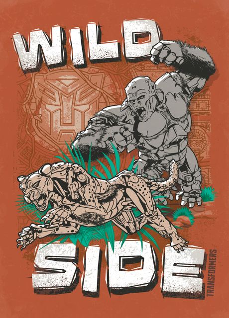 'Maximals Wild Side' Poster by Transformers | Displate