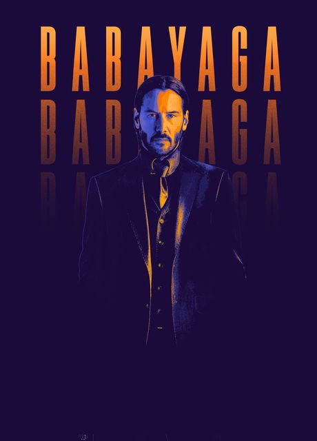 'Baba Yaga Purple' Poster by John Wick | Displate