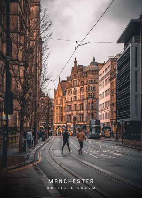 'Manchester' Poster by Big City | Displate