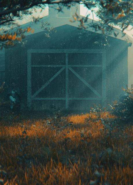 'Barn 3D' Poster by Irawan Rizky | Displate