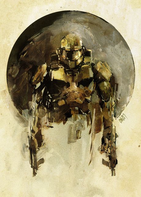 'Master Chief Golden' Poster by Halo Game | Displate