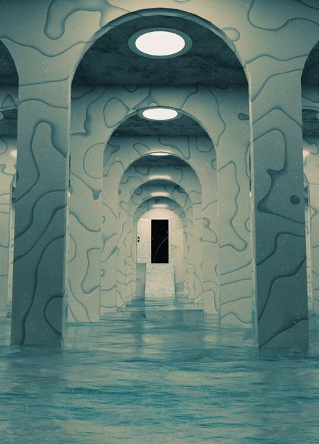'Float 3D Surrealism' Poster by Irawan Rizky | Displate