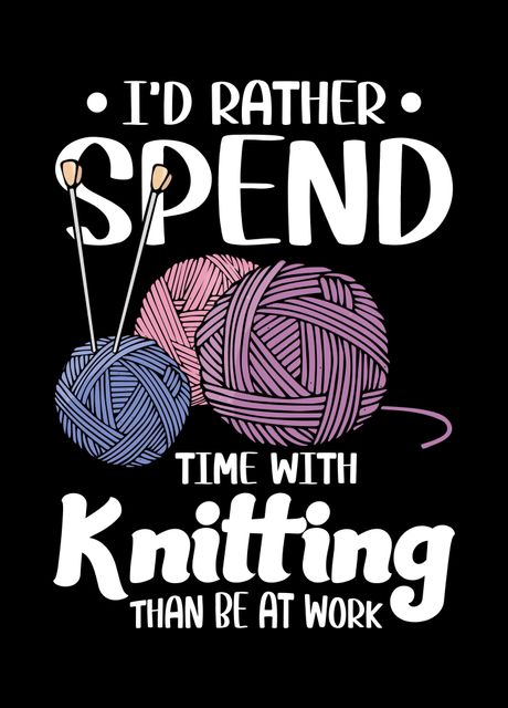 'Knitting Knitter' Poster by Sebastian Wünsche | Displate