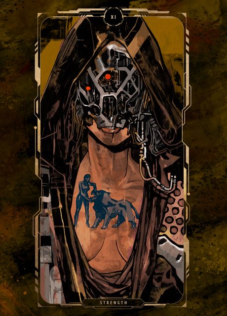 'Strength' Poster, picture, metal print, paint by Cyberpunk 2077 | Displate