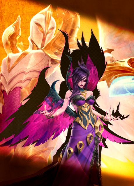 'Morgana and Kayle' Poster by League of Legends | Displate