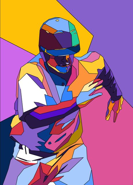 'Baseball Player' Poster by Ro | Displate