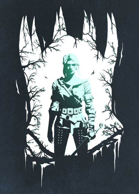 'Ciri' Poster, picture, metal print, paint by Witcher 3 | Displate