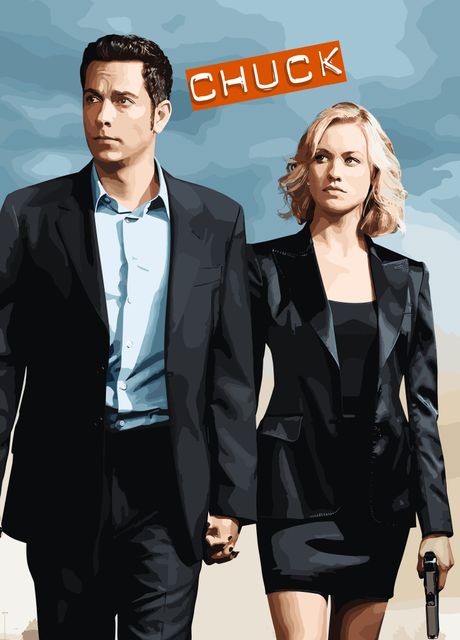 'Chuck' Poster by Dickie77 | Displate