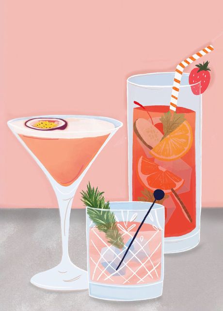 'Cocktail Kitchen Food art' Poster by AmberMary | Displate