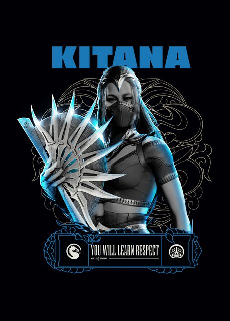 'Kitana' Poster by Mortal Kombat | Displate