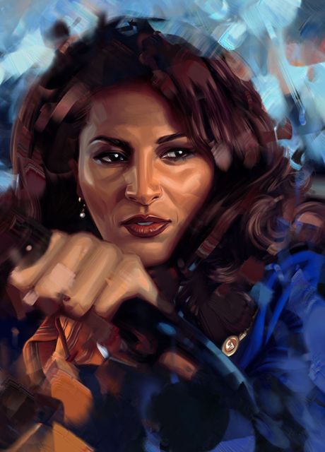 'Jackie Brown' Poster, picture, metal print, paint by Dmitry Belov ...