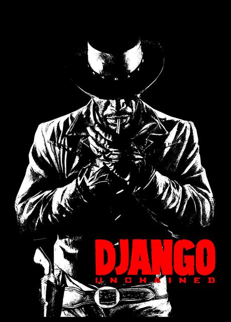 'DJANGO UNCHAINED COWBOY' Poster by Sakae | Displate