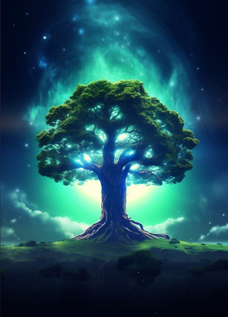 'Universe Tree' Poster by Infinite Creations | Displate