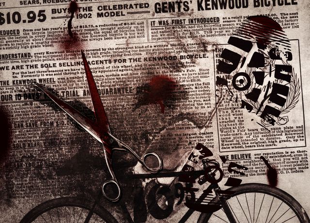 'Vintage Crime Scene' Poster by Denis Marsili | Displate