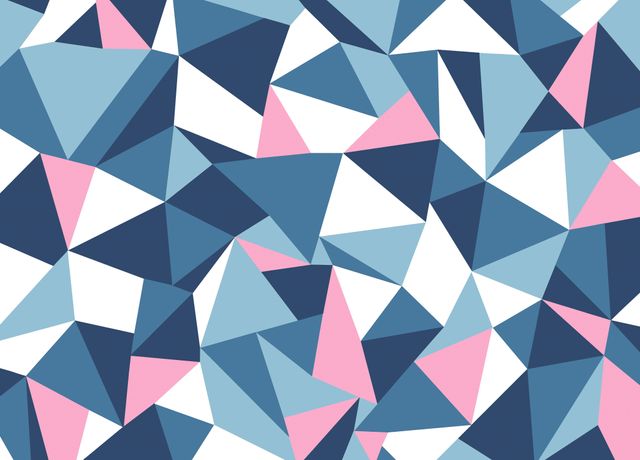 'Abstraction Blue and Pink' Poster, picture, metal print, paint by ...