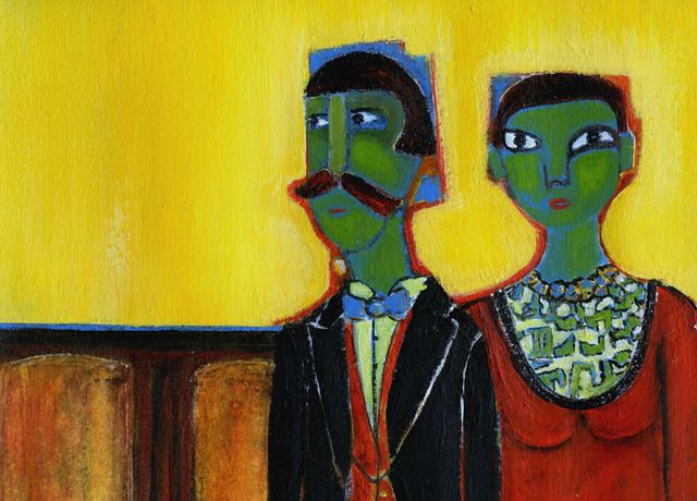 'Distinguished guests' Poster by agnes trachet | Displate