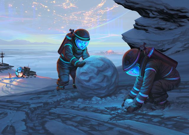 'New Worlds' Poster by Eran Fowler | Displate