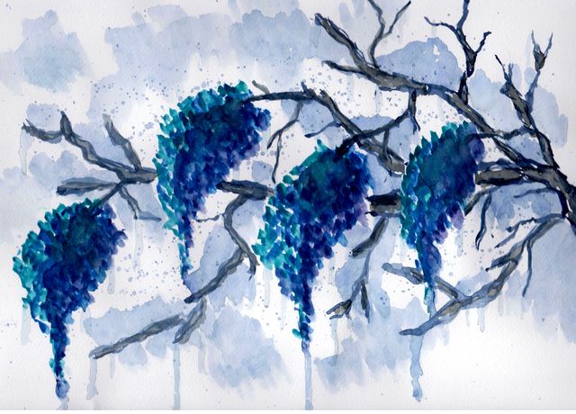 'Falling Away From Me' Poster, picture, metal print, paint by Sebastian ...