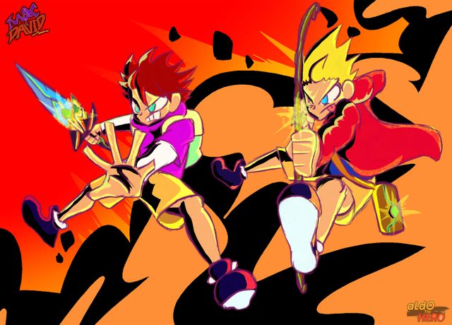 'Max and David BRO HEROES' Poster by aldothehero benzant | Displate