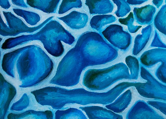 'Abstract Water' Poster by Kassandra | Displate