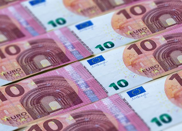 '10 Euro pattern' Poster by Maksym Kapliuk | Displate