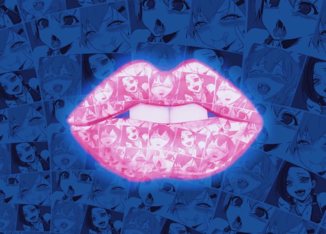 'Manga Lips' Poster by Big Tex Funkadelic | Displate