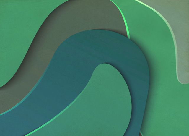 'Waves on Paper 1 ' Poster by Fernando Vieira | Displate