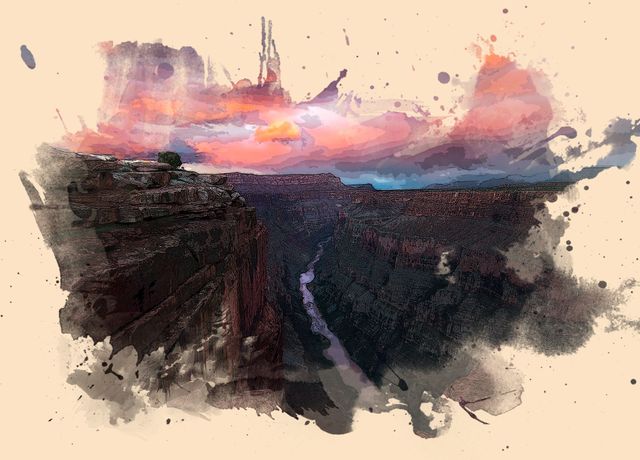 'landscaps' Poster by The Exlucive | Displate