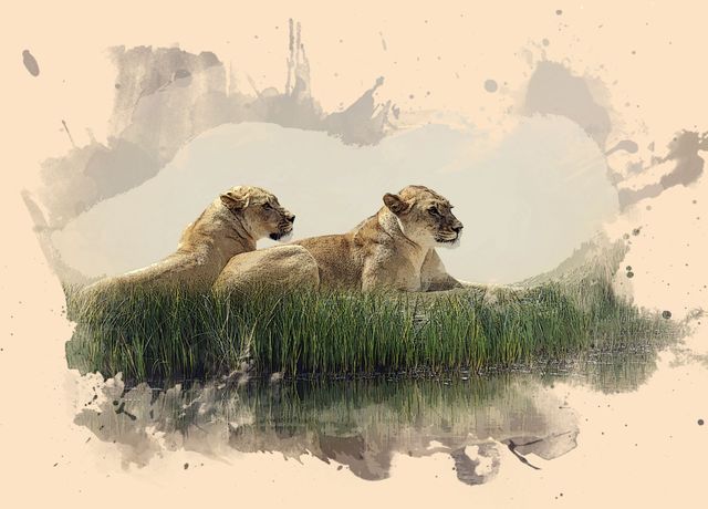 'animals wallpaper' Poster by The Exlucive | Displate