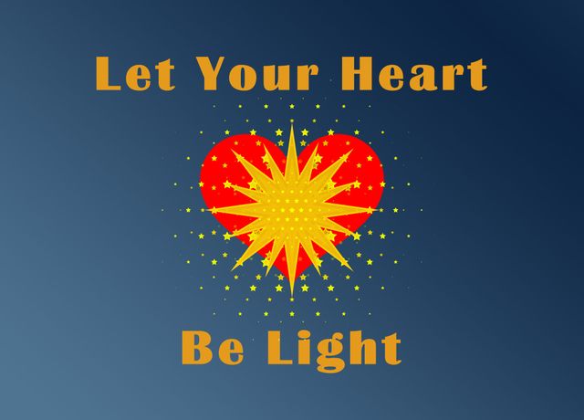'Let Your Heart Be Light' Poster by wagnerps | Displate