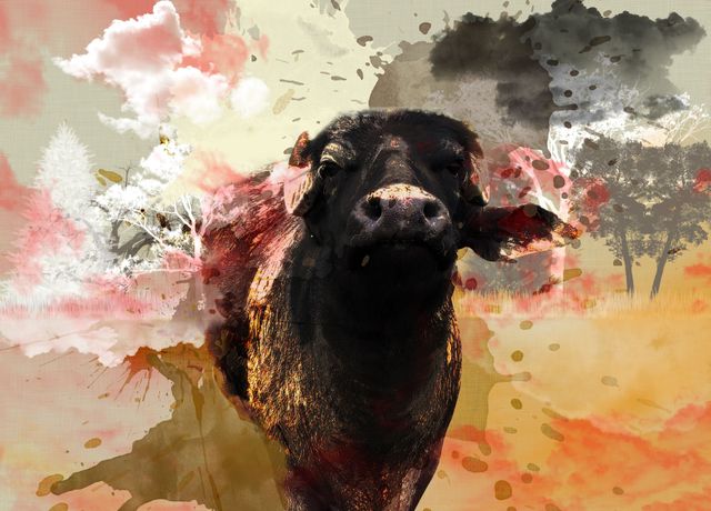 'Water Buffalo' Poster by No Filter Photography | Displate