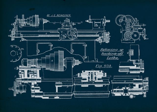 'Backing Off Lathe' Poster, picture, metal print, paint by Jay Diloy ...