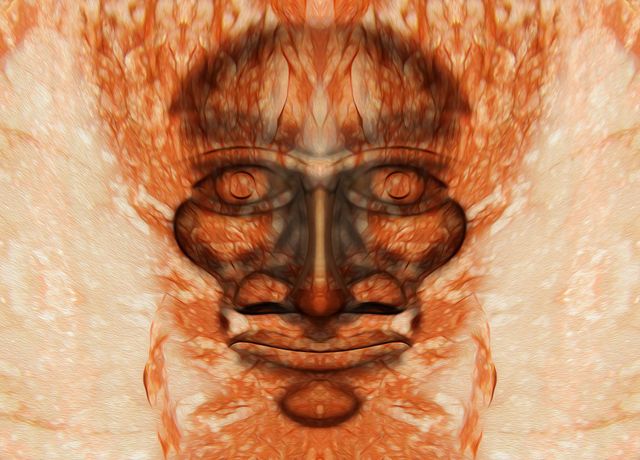 'Marble face' Poster by Gyula Gvardián | Displate