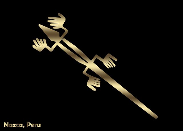 'NAZCA LINE LIZARD' Poster by WE ART | Displate