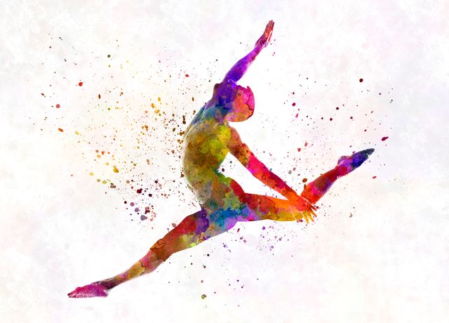 'Contemporary dance' Poster by Cristina Romero | Displate