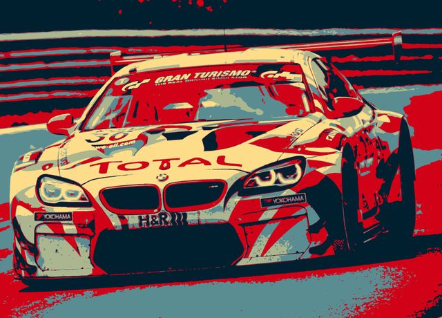 'German Race Car' Poster by Alkaner | Displate