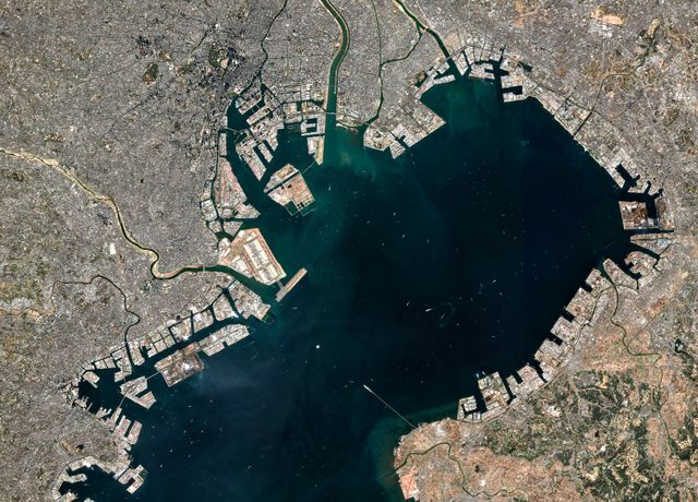 'Tokyo from space' Poster by intrepix | Displate