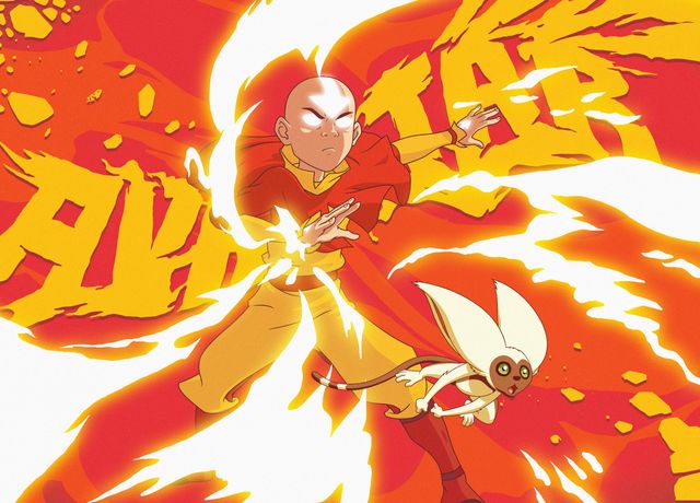 'Aang and Momo - Fire' Poster by Avatar: The Last Airbender | Displate
