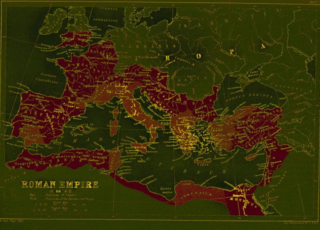 'Roman empire vintage map' Poster by Vardi Creations | Displate