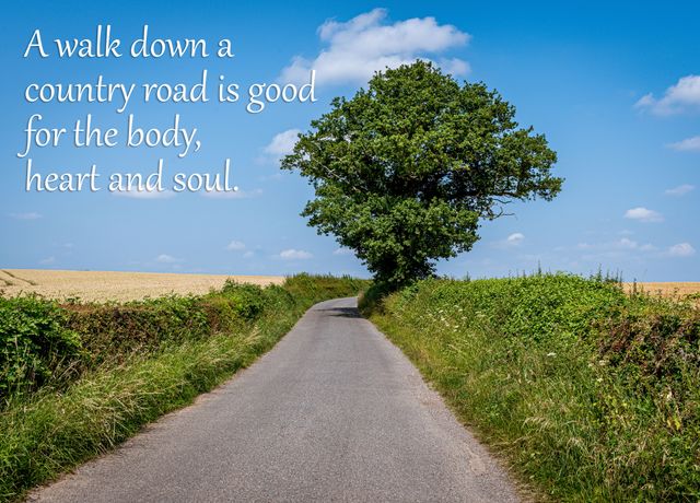 'Country Road Quote' Poster by Nathan Taylor | Displate