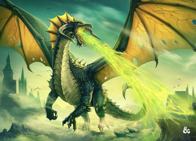 'Ancient Black Dragon' Poster by Dungeons and Dragons | Displate