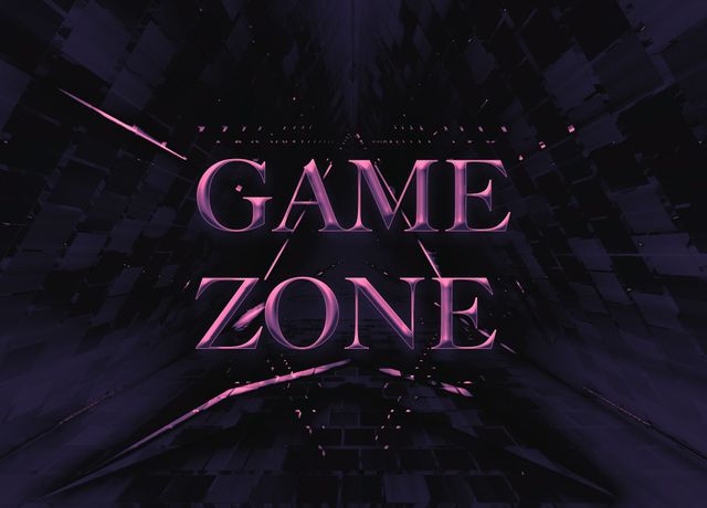 'Game zone 3d cyber neon ' Poster by Vardi Creations | Displate