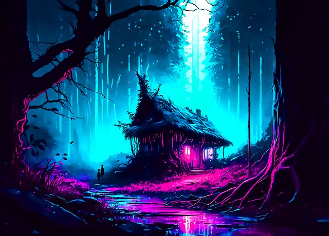 'Colorful Landscape' Poster by Dare Neil | Displate