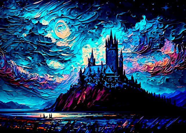 'Colorful Landscape' Poster by Romos Xavi | Displate