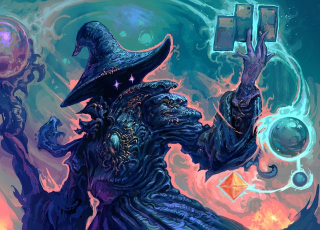 'Blue Mage - Inscryption' Poster, picture, metal print, paint by ...