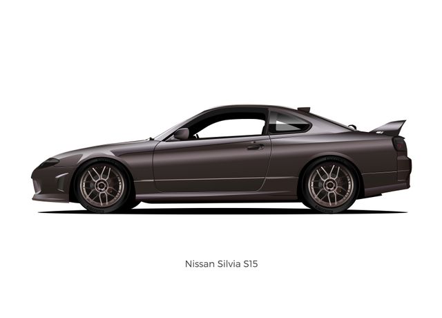 'Nissan Silvia S15' Poster by Conceptual Photography | Displate