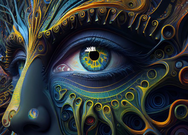 'DMT Dimensions' Poster by Artofinnovation | Displate